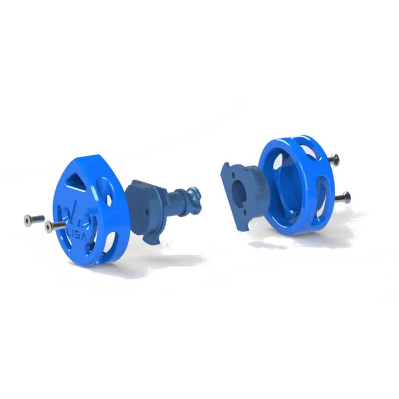 Lisa Outhaul Trimmrolle Twist Lock Double Pulley